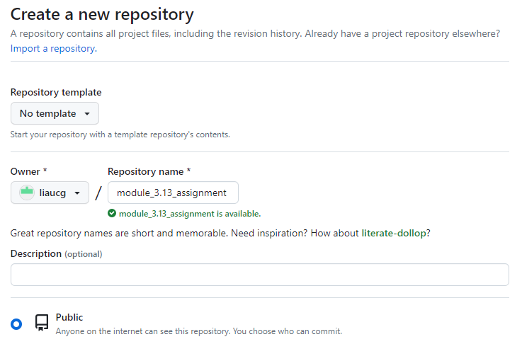 GitHub - liaucg/module_3.13_assignment