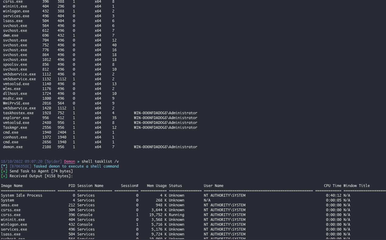 [File a bug report for the Demon Implant]: proc list · Issue #180 · HavocFramework/Havoc · GitHub