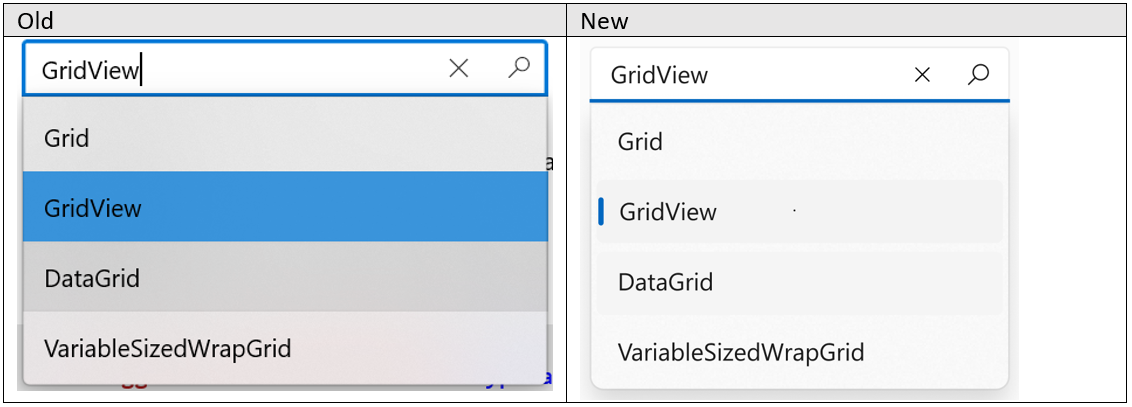 Proposal Update Design Of Autosuggestbox · Issue 4304 · Microsoft Microsoft Ui Xaml · Github