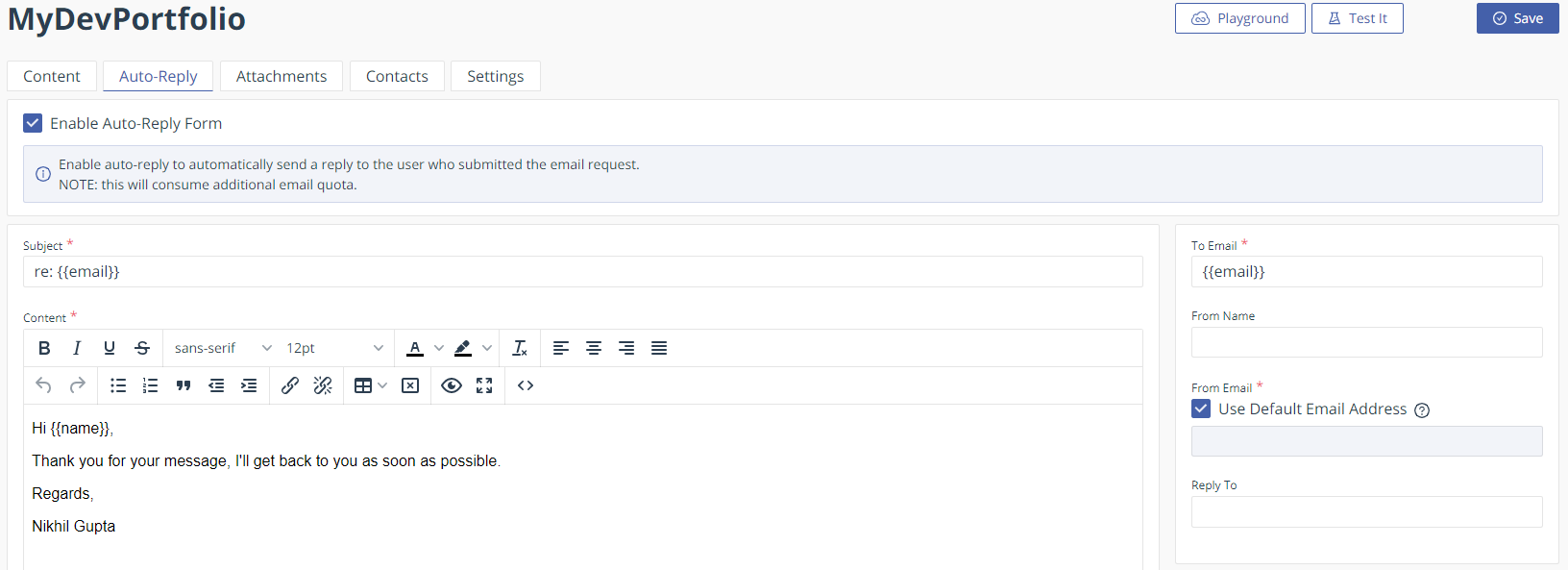 GitHub - nguptaa183/devPortfolio: Developer Portfolio Template using ReactJS