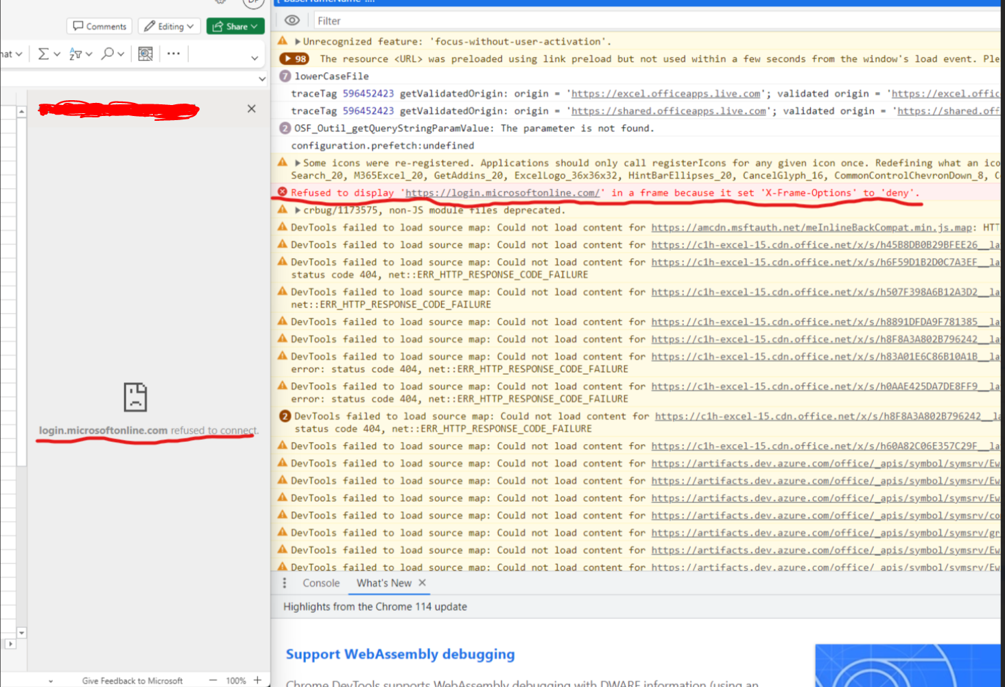 Microsoft Single Sign On no longer working in Add-in in Excel online ...