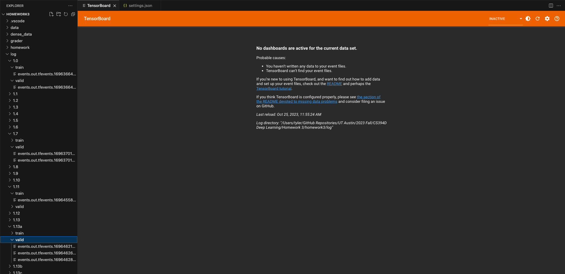 Vscode Tensorboard Extension Not Finding Events Data · Issue 9 · Microsoft Vscode Tensorboard