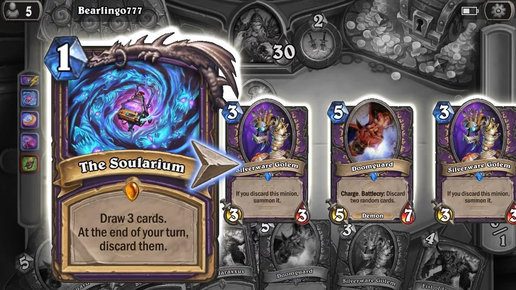 Six-Shooter: Soularium does not discard cards drawn after the deck ...