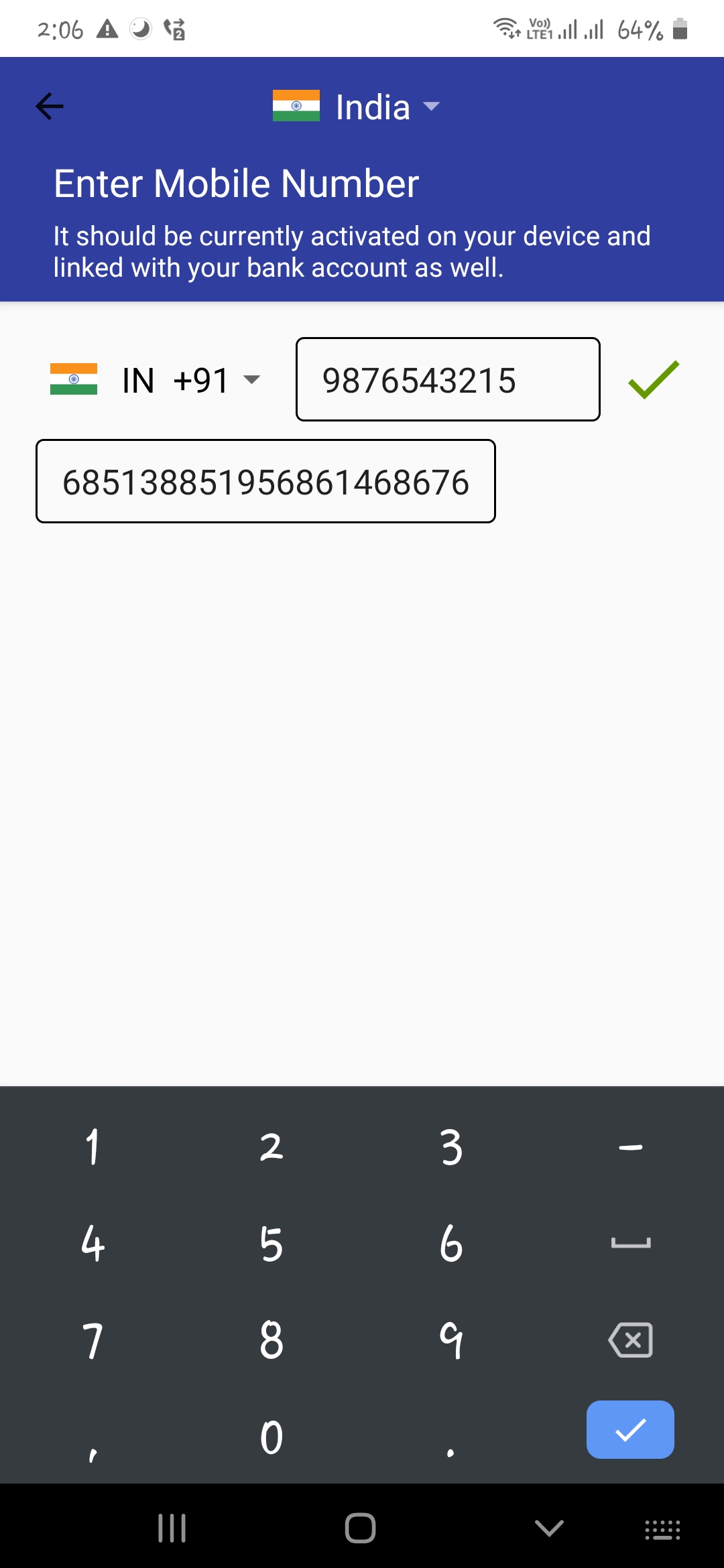 Fix Limiting Otp Length To 6 Or 8 During Registration · Issue 656 · Openmf Mobile Wallet