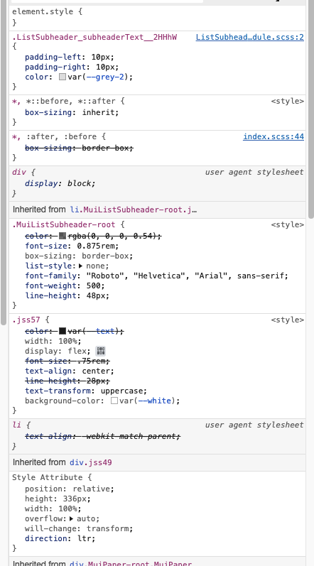 Webpack production build causes CSS to be injected in different order. · Issue #18919 · mui ...