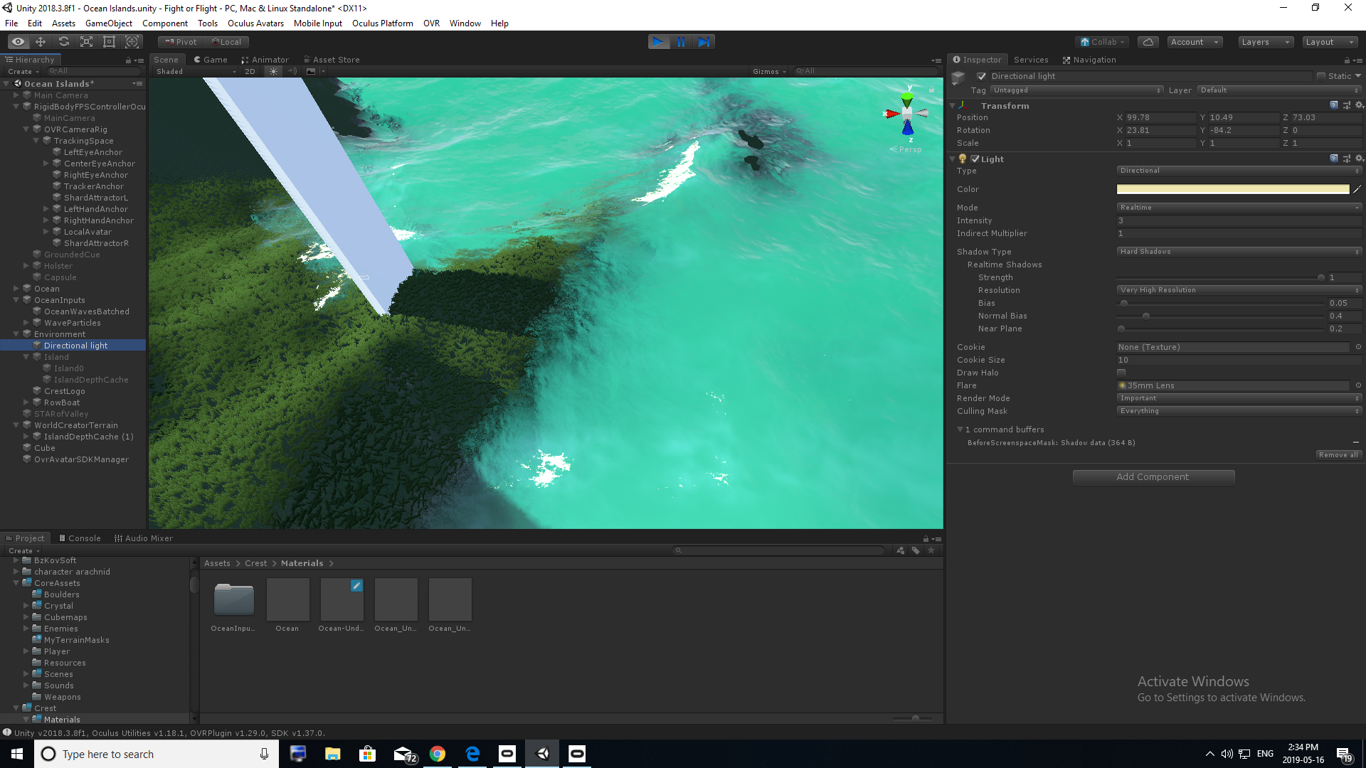 Shadows do not appear on Ocean Surface · Issue #250 · wave-harmonic/crest · GitHub