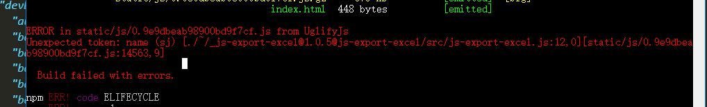 build时报错 · Issue #11 · kinddde/js-export-excel · GitHub