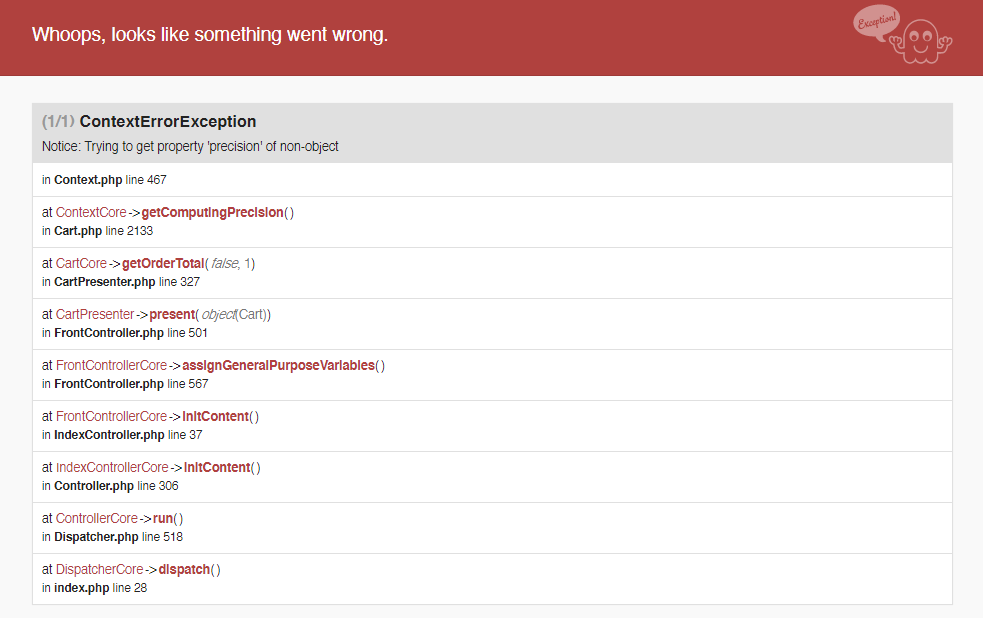 Error update version Multistore from PS1.6 · Issue #23652 · PrestaShop/PrestaShop · GitHub