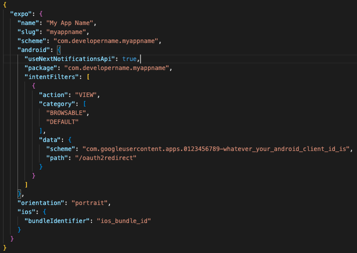 The google login not completed the process in the .apk file but in the ...