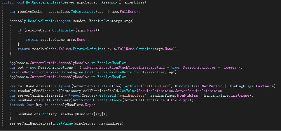 Service hot update · Issue #34 · Cysharp/MagicOnion · GitHub