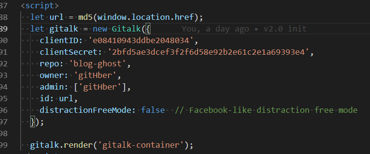 Error: Not Found · Issue #238 · gitalk/gitalk · GitHub