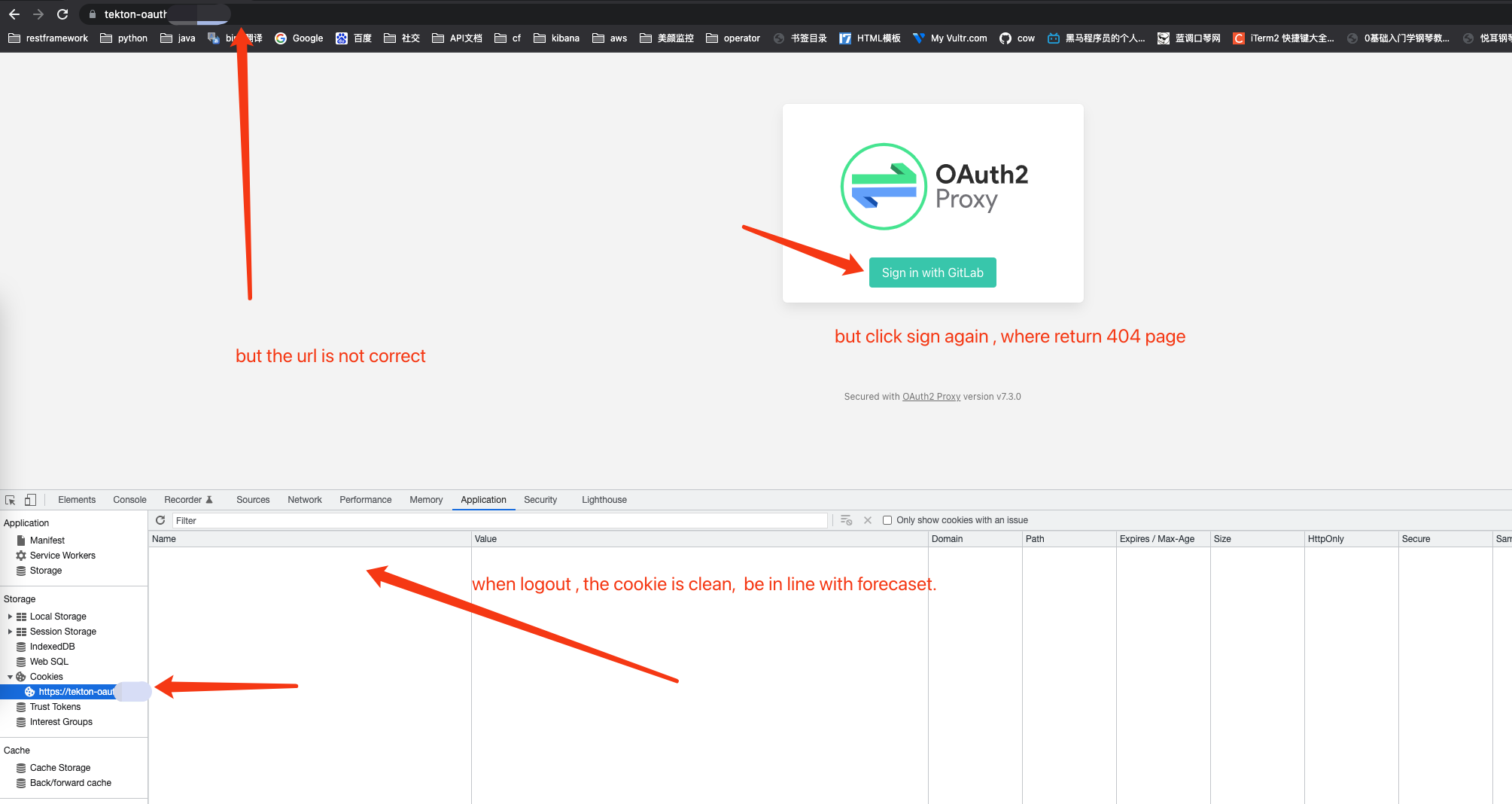 dashboard logout redirect url error · Issue #2434 · tektoncd/dashboard · GitHub