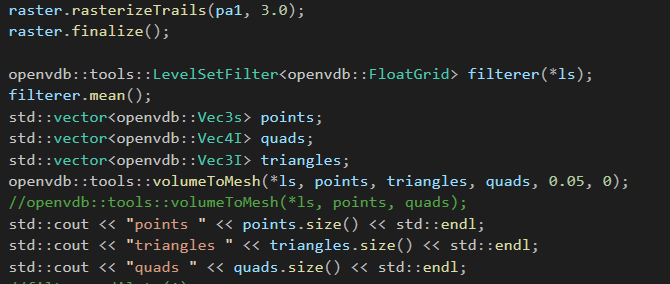 Volume to mesh · Issue #1387 · AcademySoftwareFoundation/openvdb · GitHub