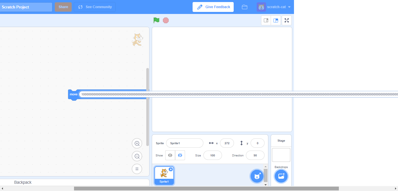 Text can clip through the costume box · Issue #3759 · scratchfoundation/scratch-gui · GitHub