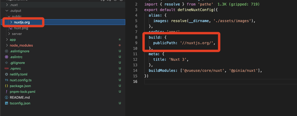 bug: output filename generate error when set `build.publicPath` as the URL. · Issue #12744 ...