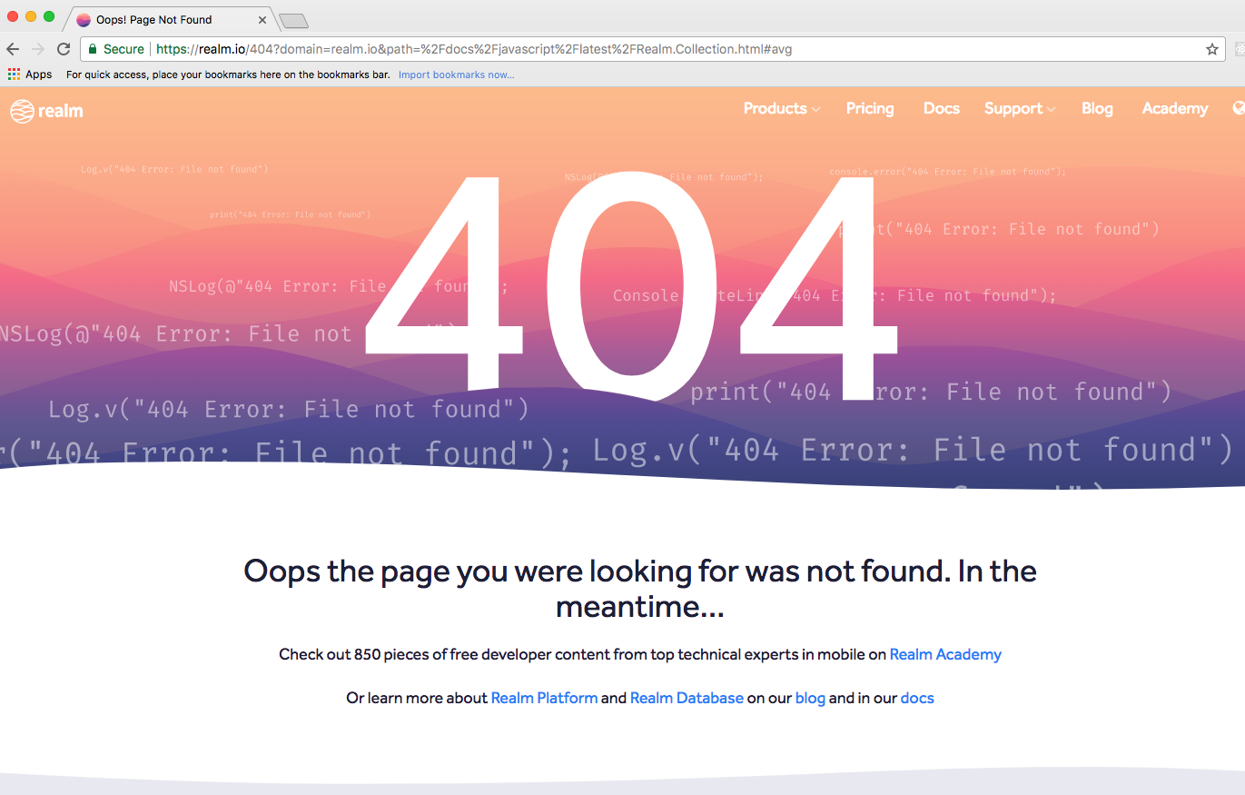 Problems With Api Reference Docsjavscriptlatestapi · Issue 1558 · Realmrealm Js