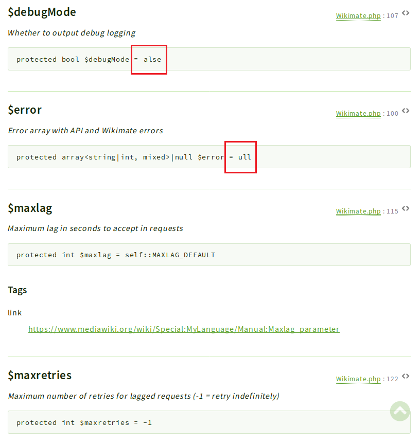 First character trimmed off property initial values 'false' and 'null' · Issue #3039 ...