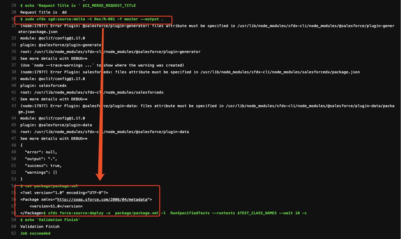 sfdx sgd:source:delta --to --Dev --from --master --output . does not work · Issue #144 ...