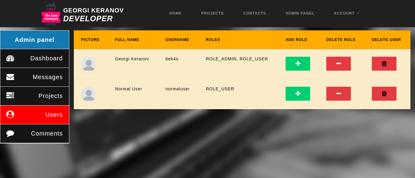 GitHub - GeorgiKeranov/georgi-keranov-site: Custom CMS built with ...