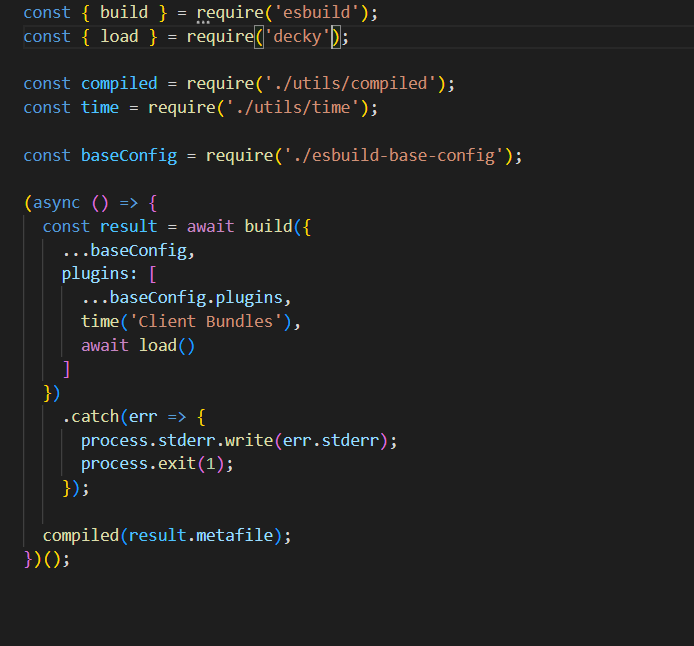 SyntaxError: Unexpected token '.' · Issue #2 · Jarred-Sumner/decky · GitHub