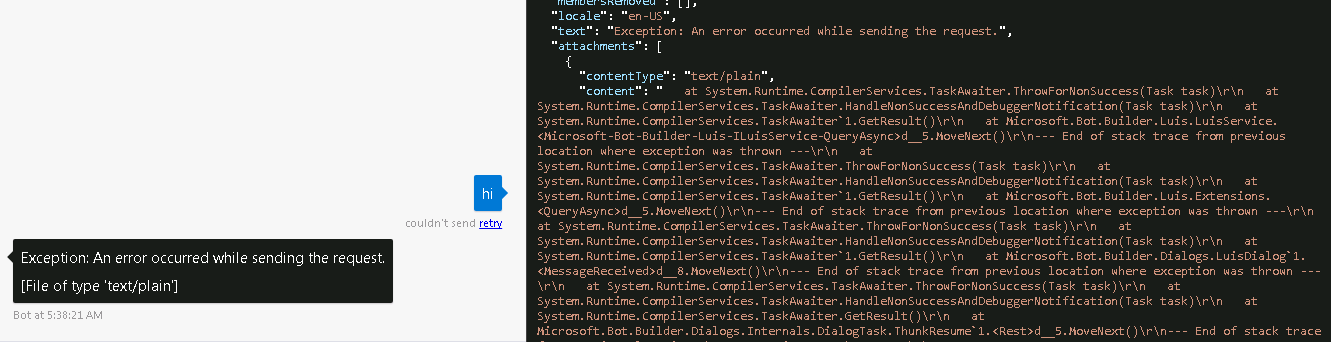 "An error occurred while sending the request" from emulator · Issue #467 · microsoft ...