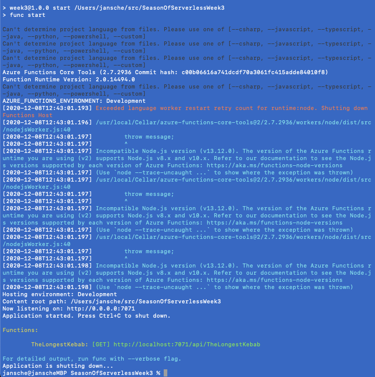 [CHALLENGE SUBMISSION] Week 3 Azure Function in TypeScript · Issue #43 · microsoft/Seasons-of ...