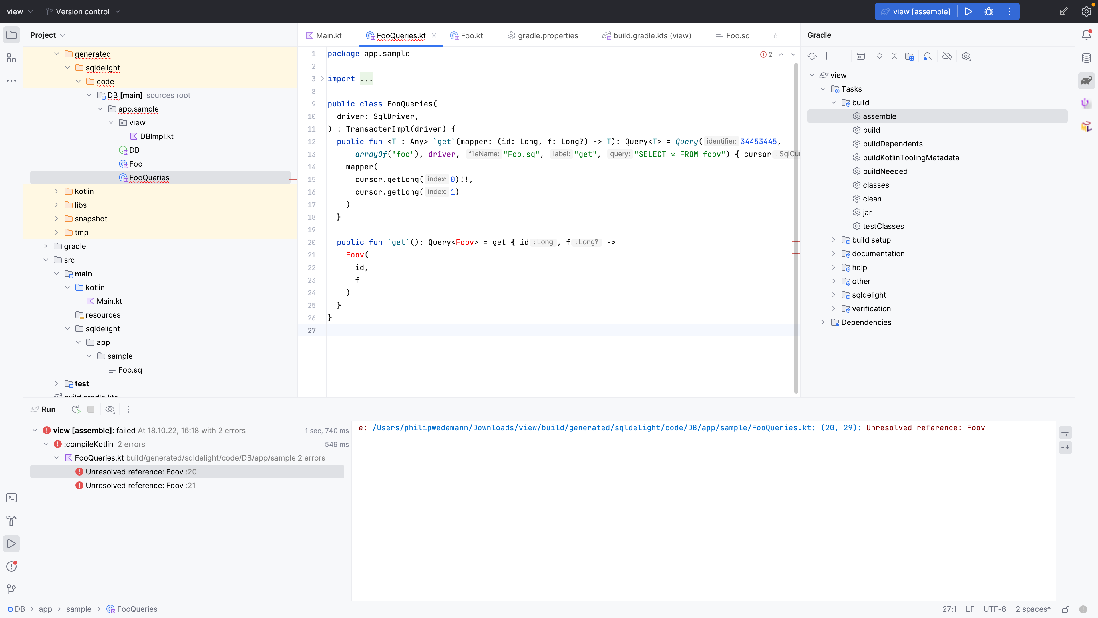 No View Generated · Issue 3600 · Cashapp Sqldelight · Github