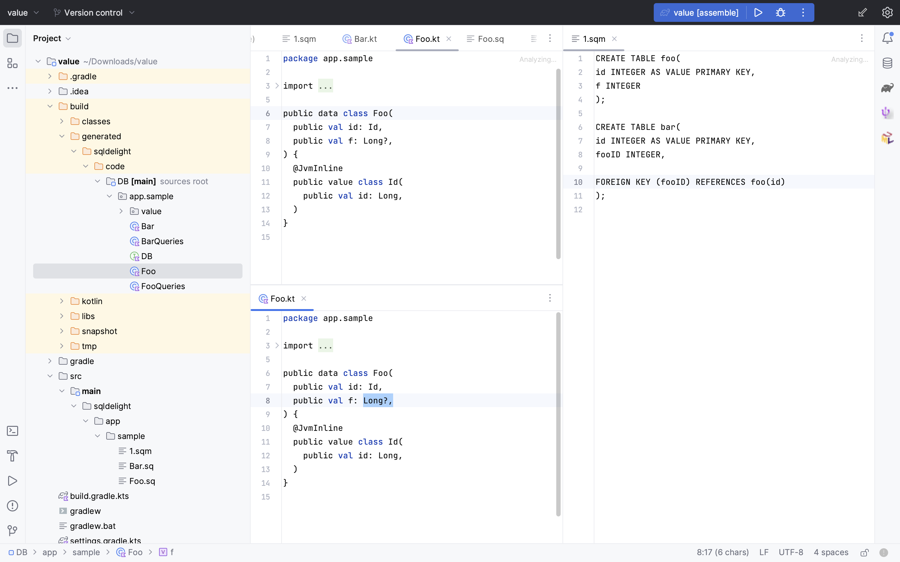 Support Value Classes In Foreign Keys Clauses Too · Issue 3606 · Sqldelight Sqldelight · Github