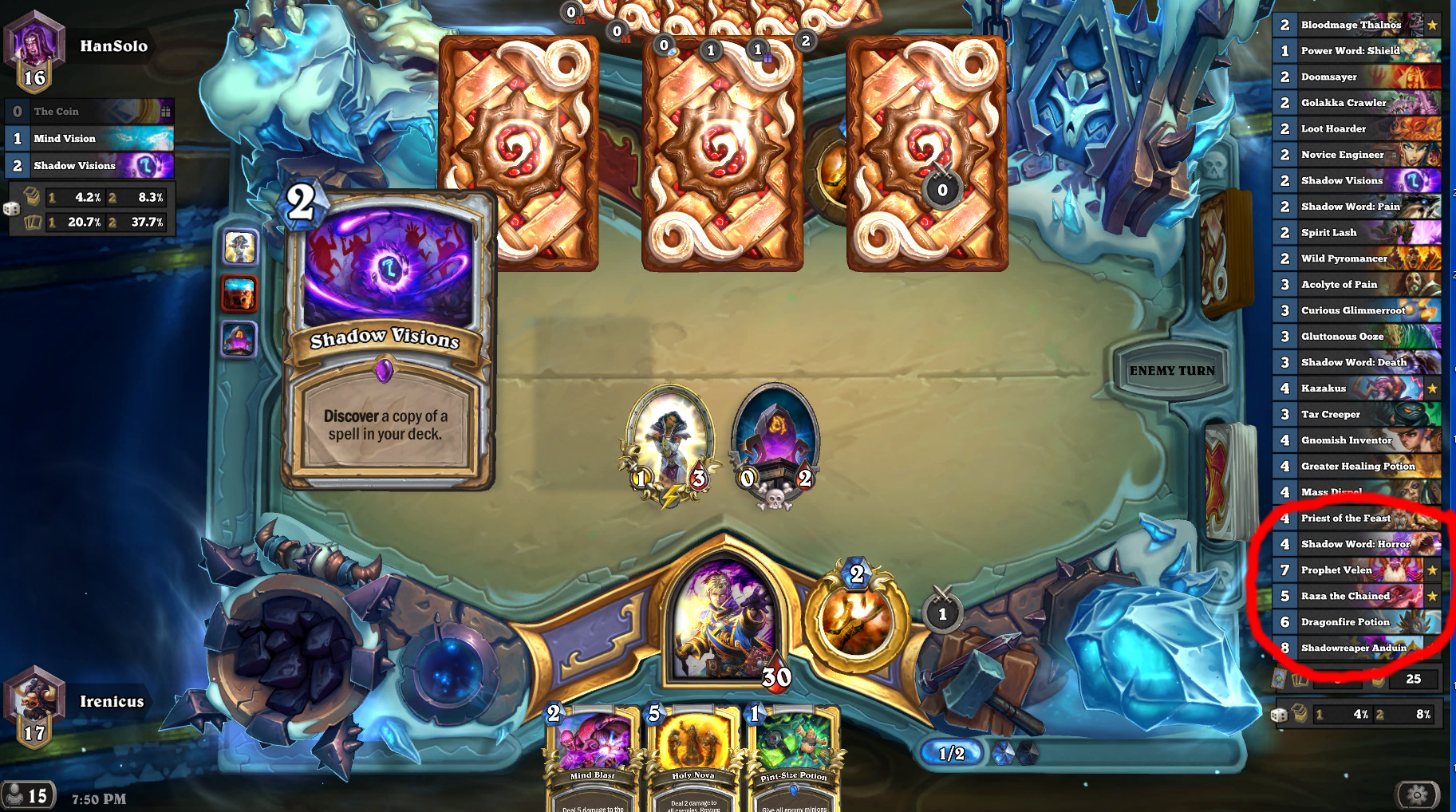 Cards occasionally appear in non-mana order on deck overlay · Issue #3397 · HearthSim ...