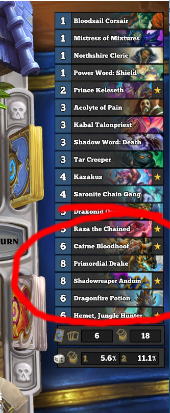 Cards occasionally appear in non-mana order on deck overlay · Issue #3397 · HearthSim ...