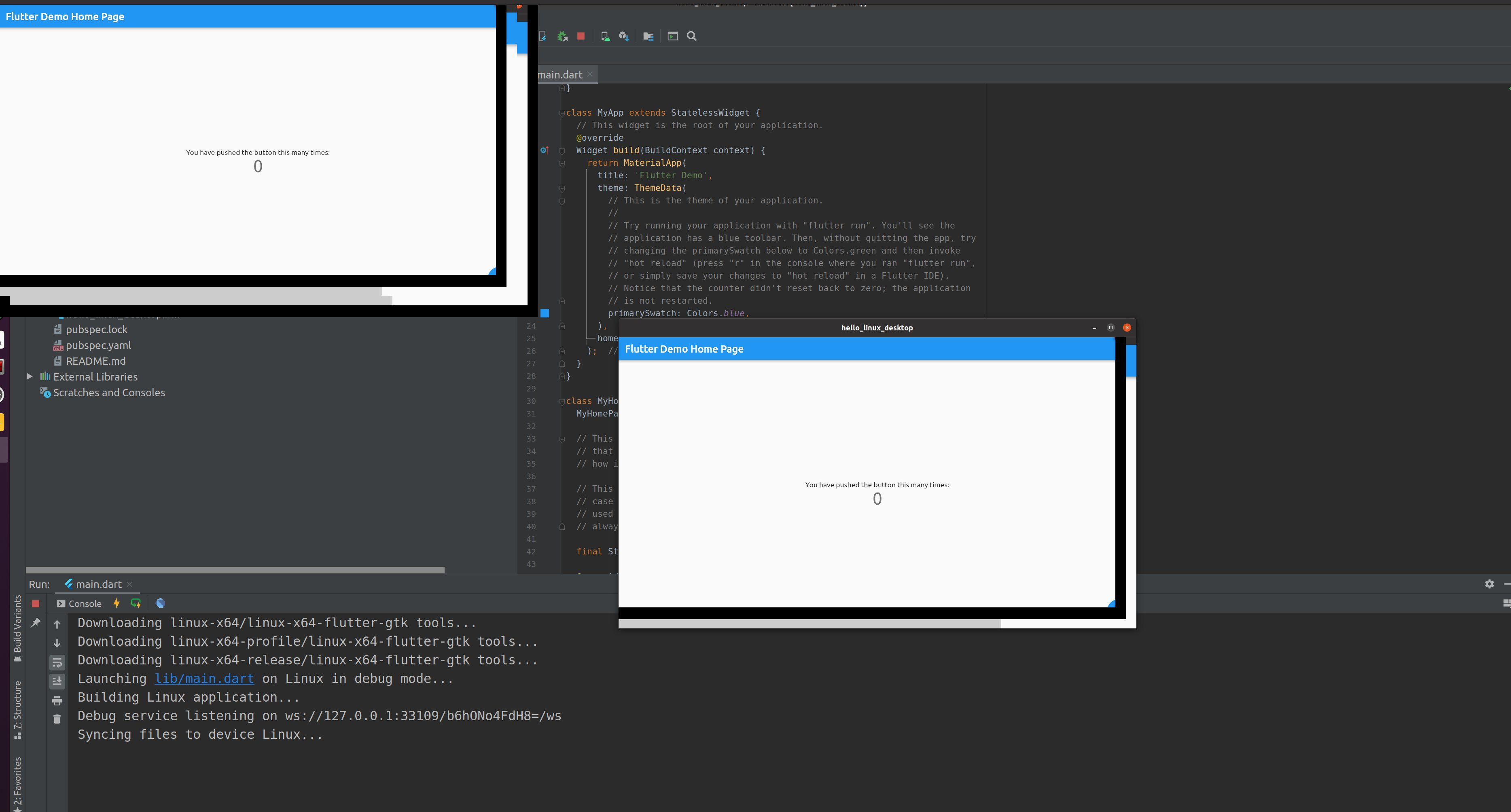 Crash Flutter in Linux | App looks wrong · Issue #77381 · flutter ...