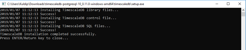 Improve Windows installer to detect and notify of TS compiled version /postgres version mismatch ...