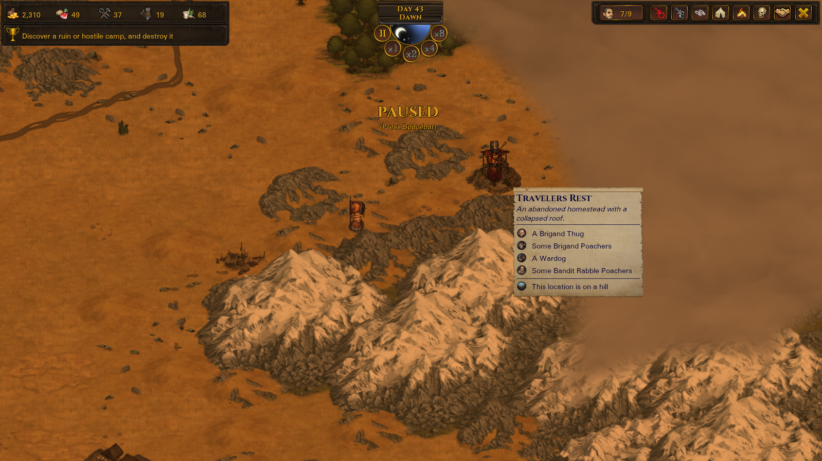 [BUG] This bandit camp spawned exclusively with dogs and ranged bandits ...