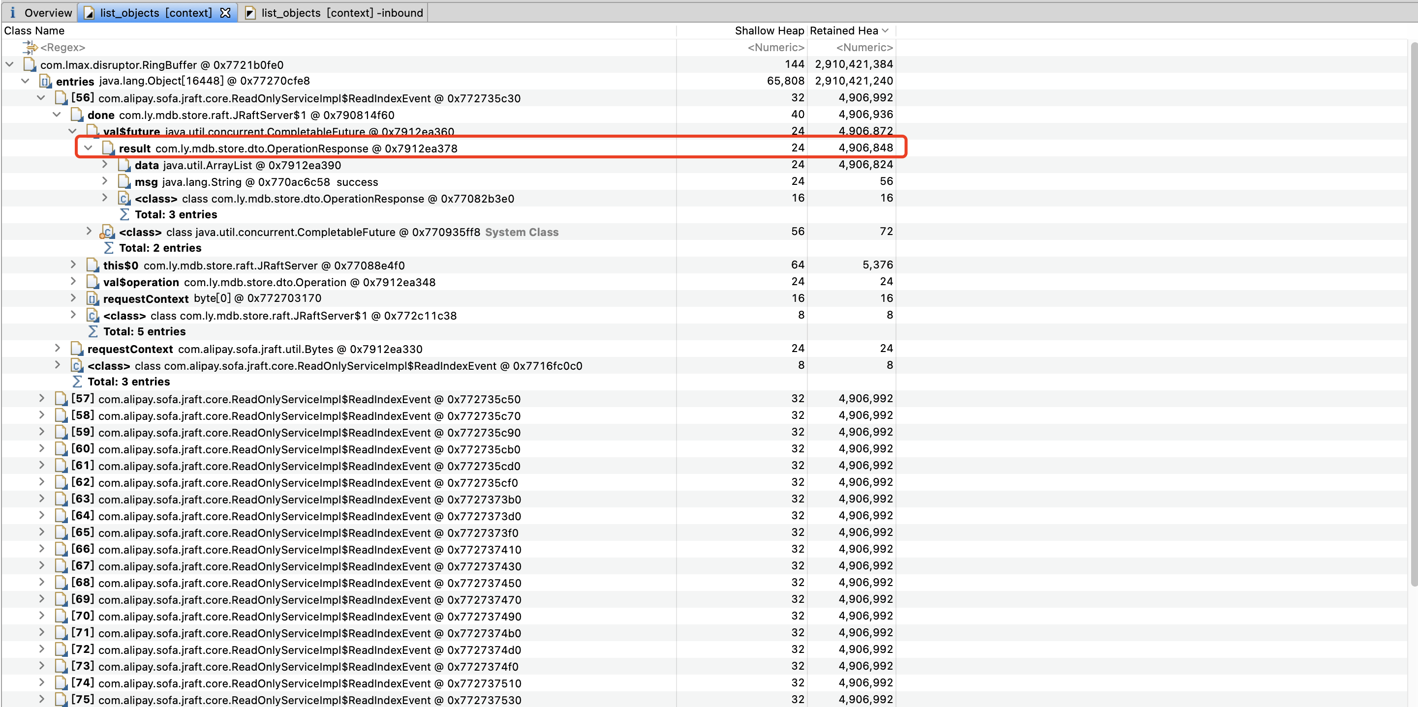 【内存泄露】使用ReadIndex读操作OOM · Issue #618 · sofastack/sofa-jraft · GitHub