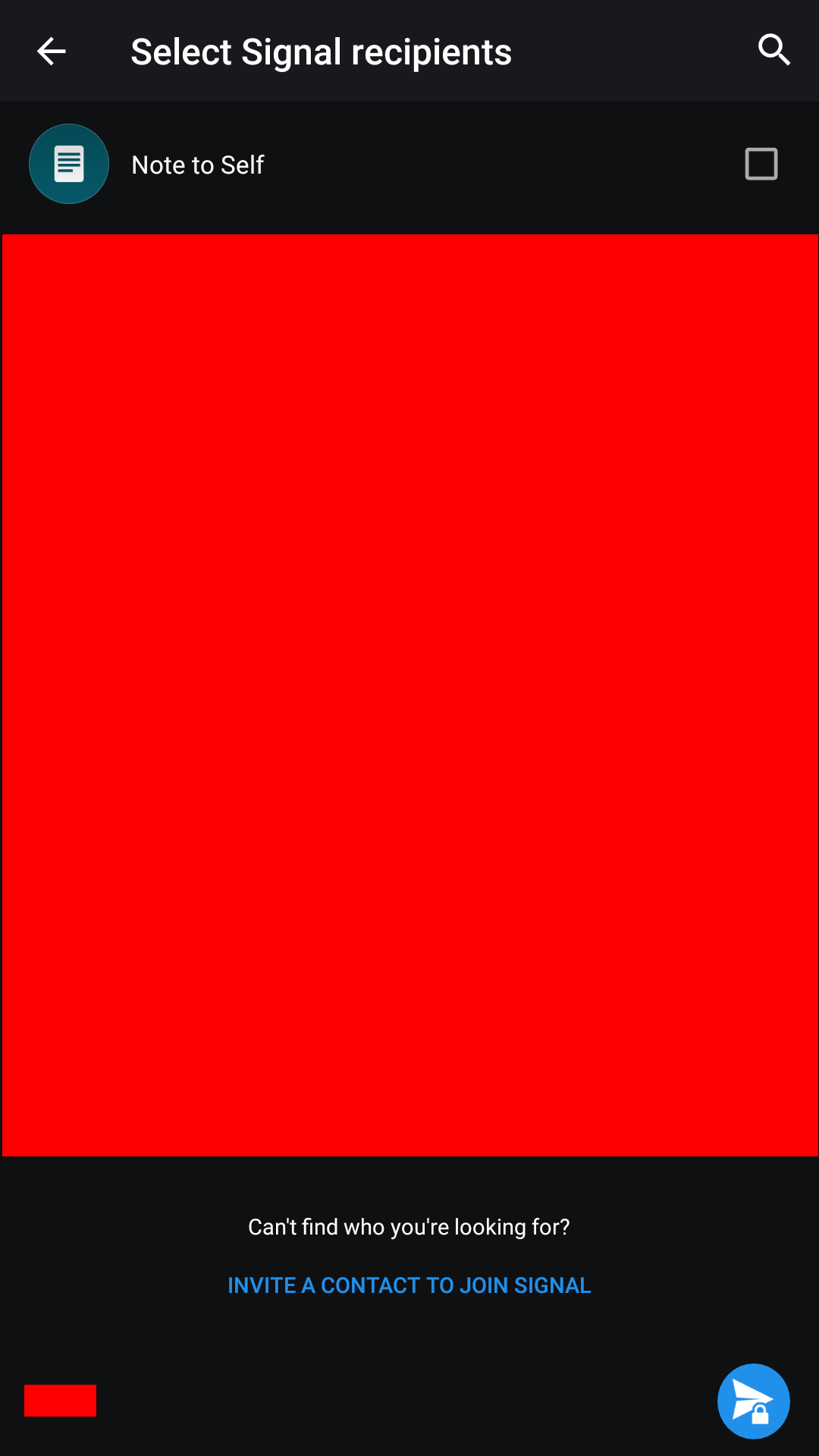 No visiual border in shoot-first contact selection · Issue #9056 · signalapp/Signal-Android · GitHub