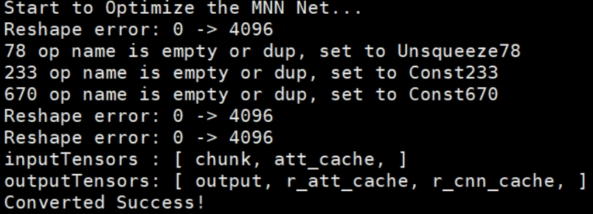 Convert model meet reshape error but Converted Sucess · Issue #1946 · alibaba/MNN · GitHub