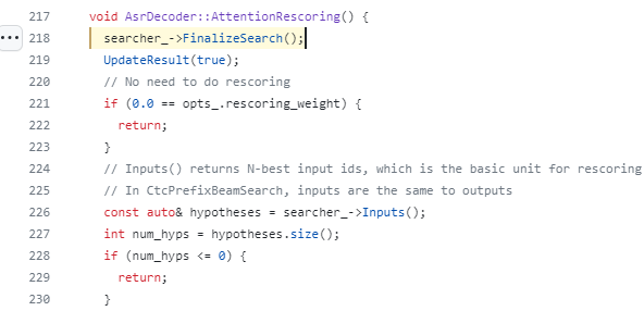 使用CtcWfstBeamSearch解码FinalizeSearch后得分降很多 · Issue #1958 · wenet-e2e/wenet · GitHub