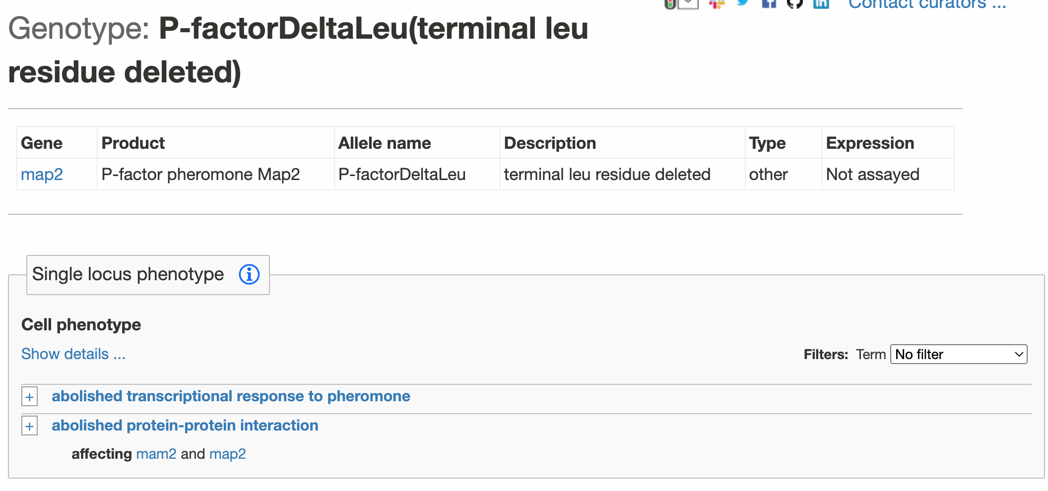 P-Factor peptide mutant phenotypes · Issue #3488 · pombase/curation · GitHub