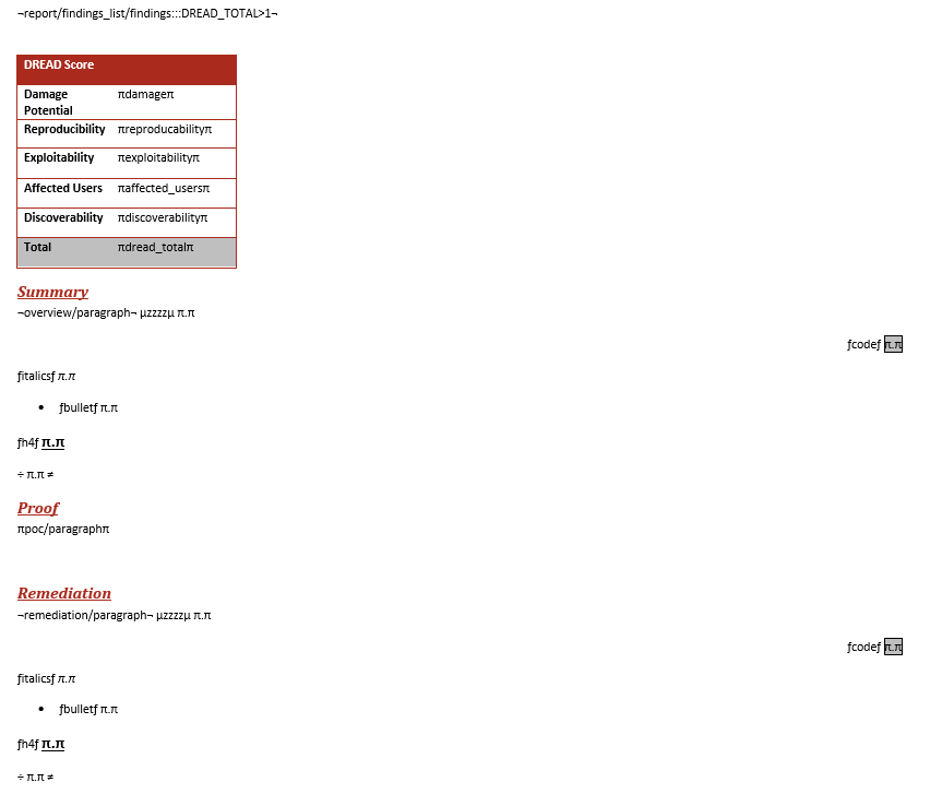 Importing all findings to a docx template · Issue #2202 · DefectDojo/django-DefectDojo · GitHub