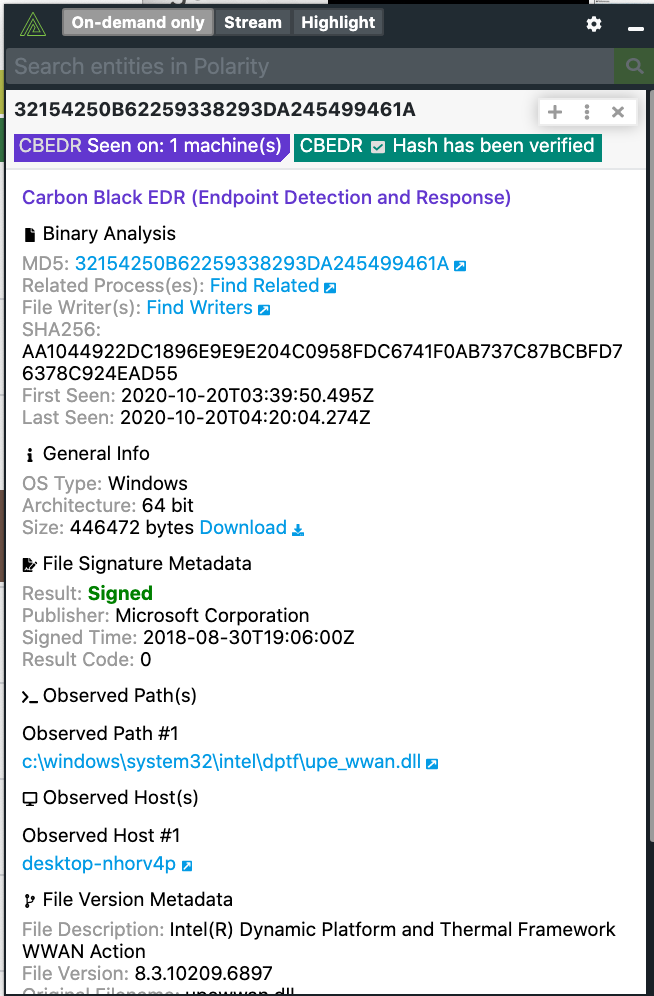 GitHub - polarityio/carbon-black-edr: The Polarity Carbon Black integration allows Polarity to ...