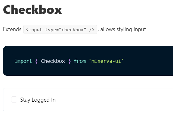 Checkbox Not Changing State / Style · Issue #44 · cratebind/minerva-ui · GitHub
