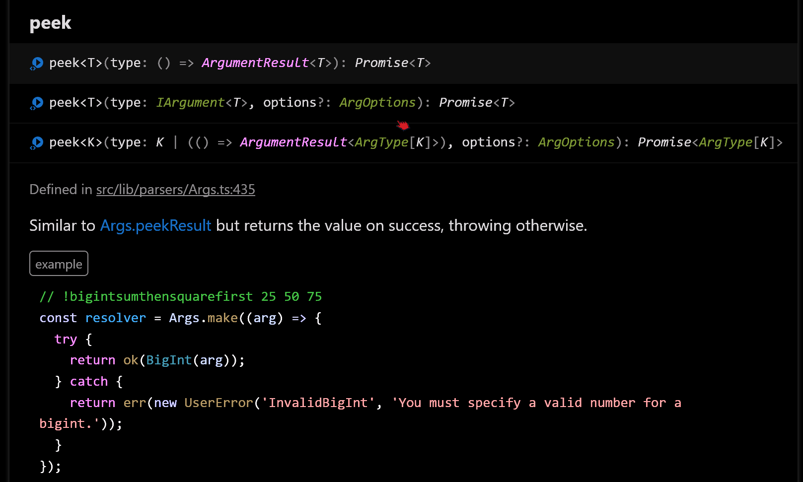RFC (docusaurus-plugin-typedoc): Tabulate call signatures · Issue #210 · typedoc2md/typedoc ...
