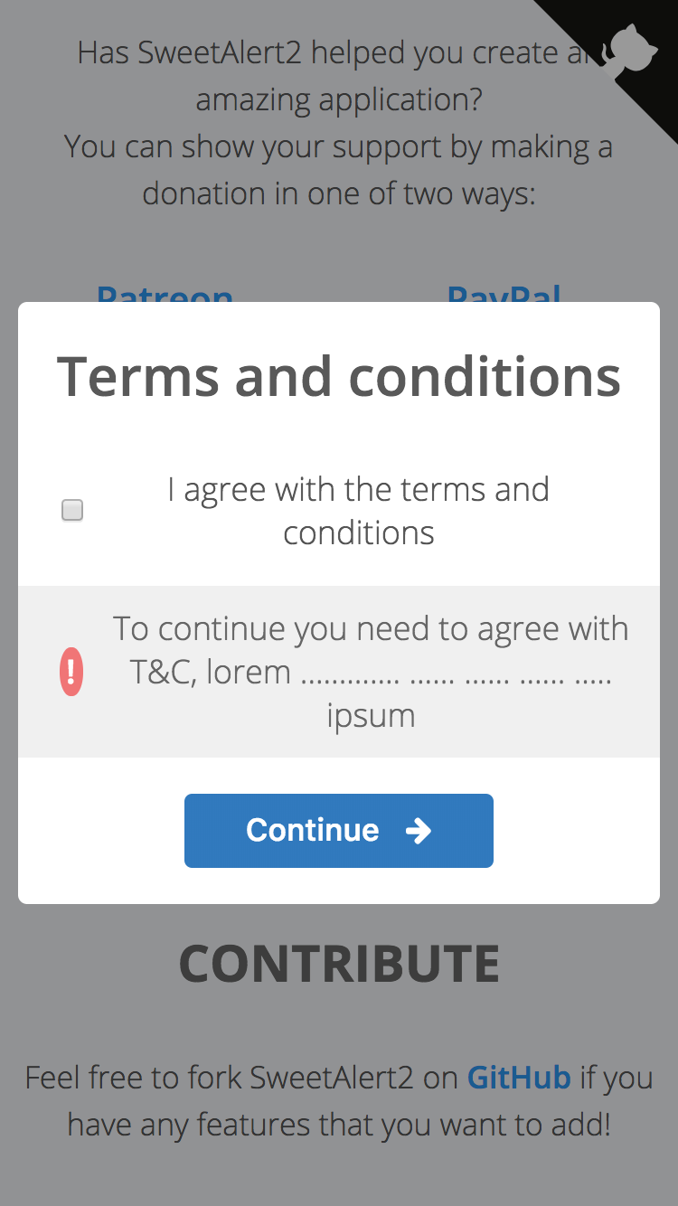 Resposive mobile - inputValidator icon is deformed · Issue #1091 · sweetalert2/sweetalert2 · GitHub