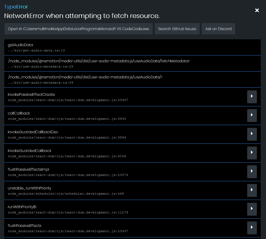 Passing paths via env variables for audio fails to import · Issue #888 · remotion-dev/remotion ...