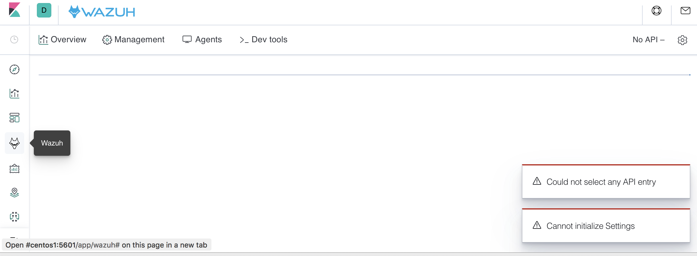Wazuh App Not Working In Kibana Wazuh Api Not Sendinginserting Correct Credentials Or