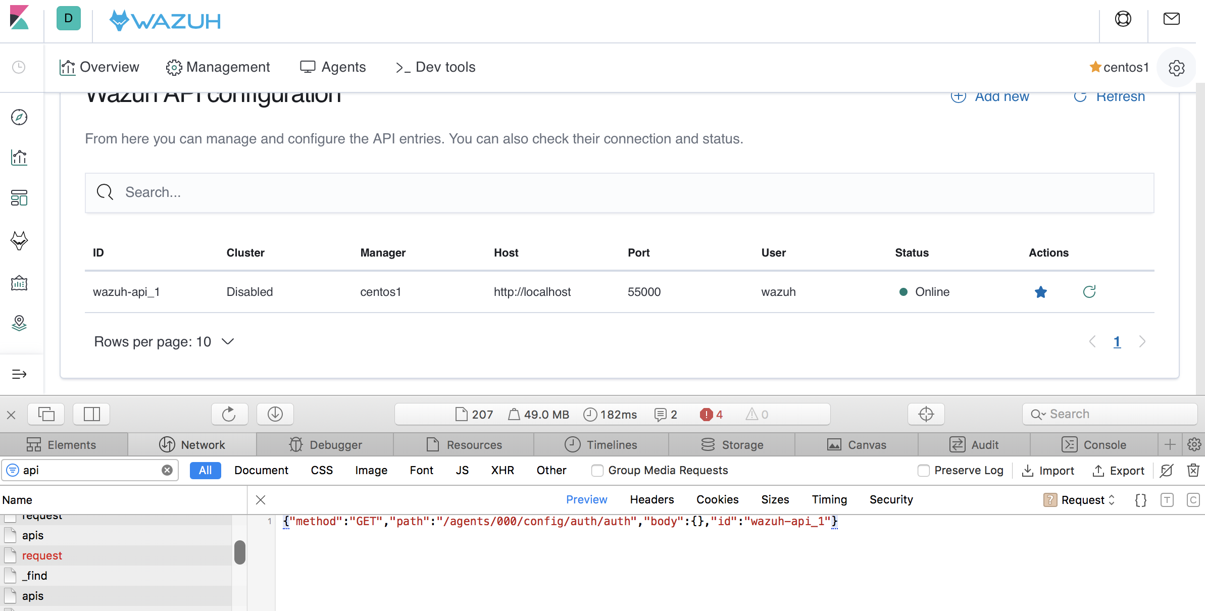 Wazuh App Not working in Kibana (Wazuh API not sending/inserting correct credentials or ...