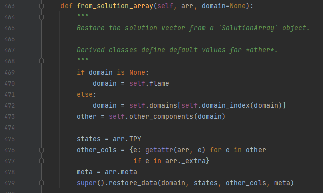 1D Flame to/from pandas dataframe · Issue #1235 · Cantera/cantera · GitHub