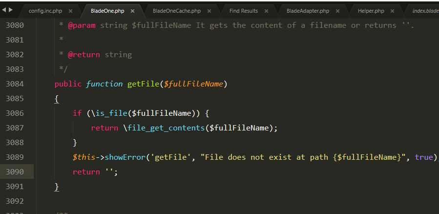 【bug】 YAF freamwork with blade one · Issue #112 · EFTEC/BladeOne · GitHub