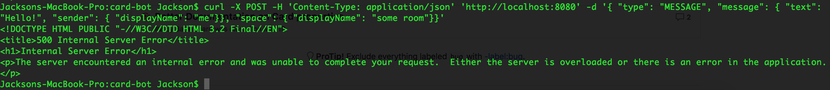 Python Card-bot not responding · Issue #17 · googleworkspace/google ...