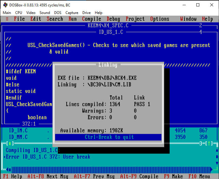 DOSBox-X and Borland C++/Turbo C++/Pascal compilers · Issue #4464 ...